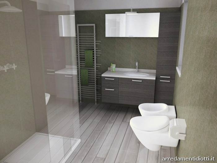 Arredobagno Condor rovere grigio - DIOTTI A&F Arredamenti