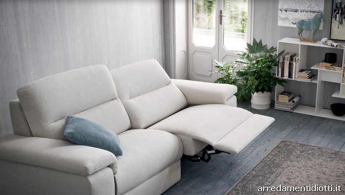 Divano Eros con sistema relax - DIOTTI A&F Arredamenti